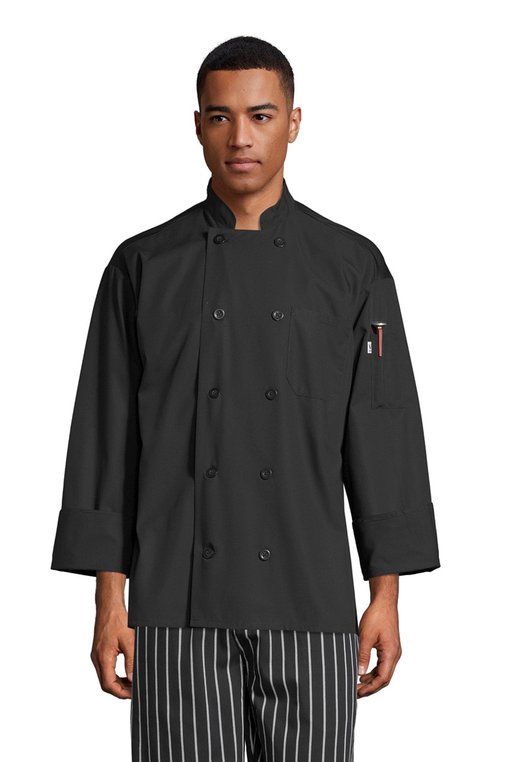 Spun Poly Powerhouse Pro Vent Chef Coat #0422P – Fabian Group